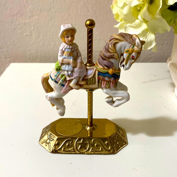 Willitts | Art | Willits Designs Vintage Carousel Horse Wbrass Base ...